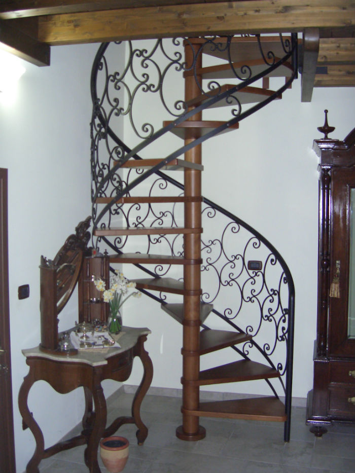 Escalera de caracol - ARIETE FL - Ci. Erre Scale - con peldaños de ...