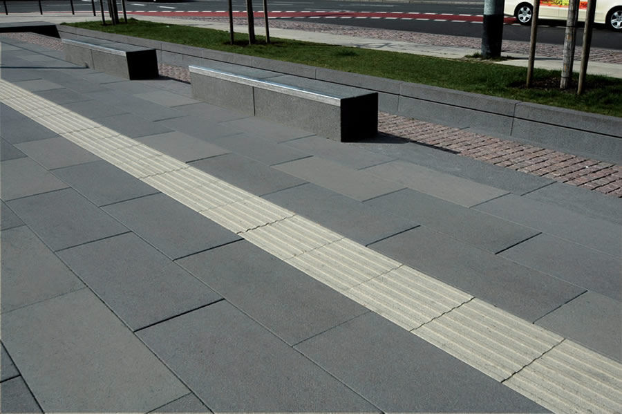 Pavimento guía táctil podotáctil - LIFELINE® - QUARTZO DESIGN