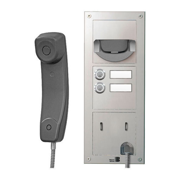 Interfono audio de aluminio - UNTERPUTZ-LÖSUNG MIT 2 RUFTASTEN ...