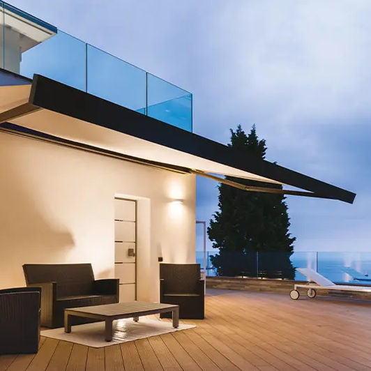 Marquesina para terraza - PRINCIPALITY OF MONACO - Gibus SPA - de metal ...