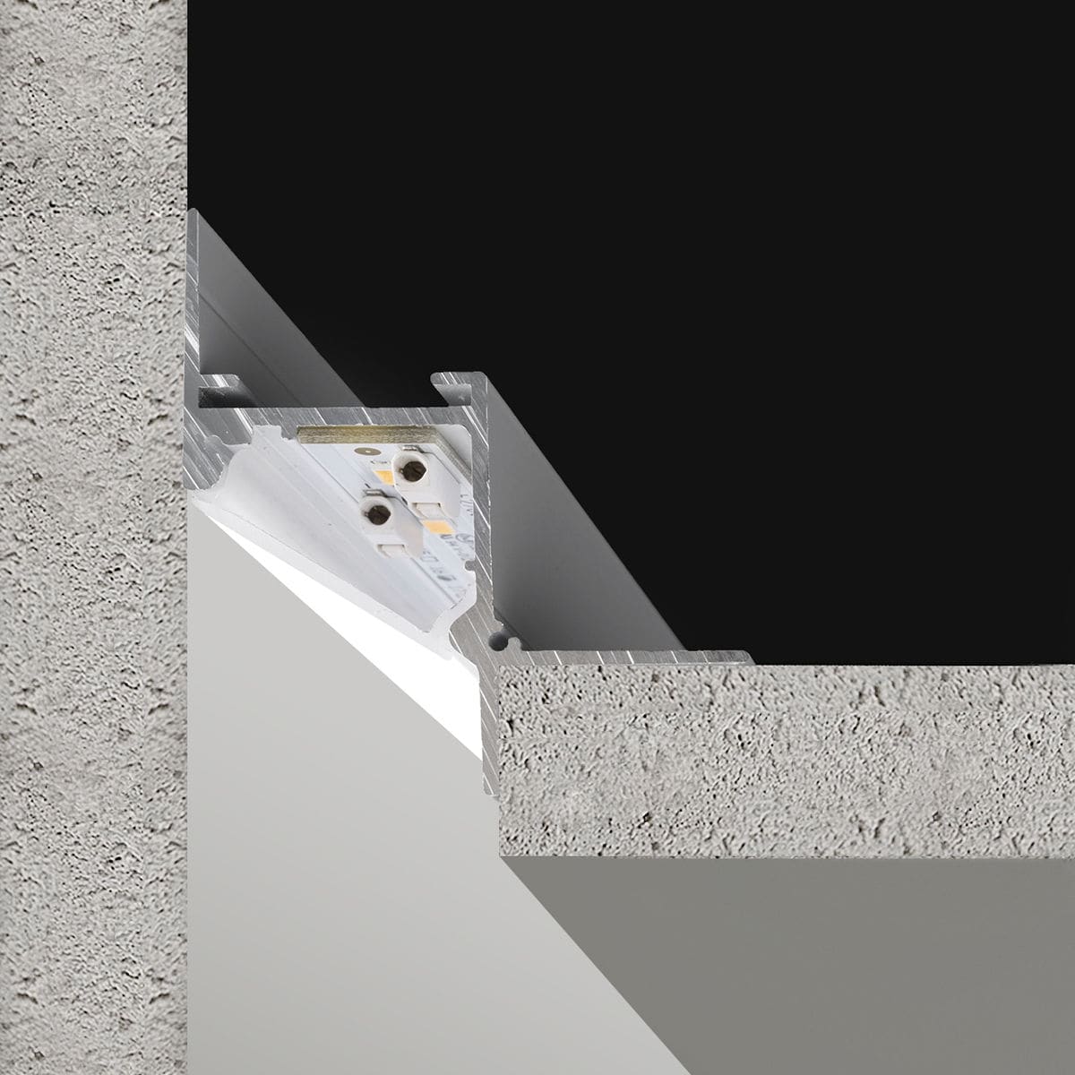 Perfil de iluminación de techo - CORNER - PANZERI - LED / modular ...