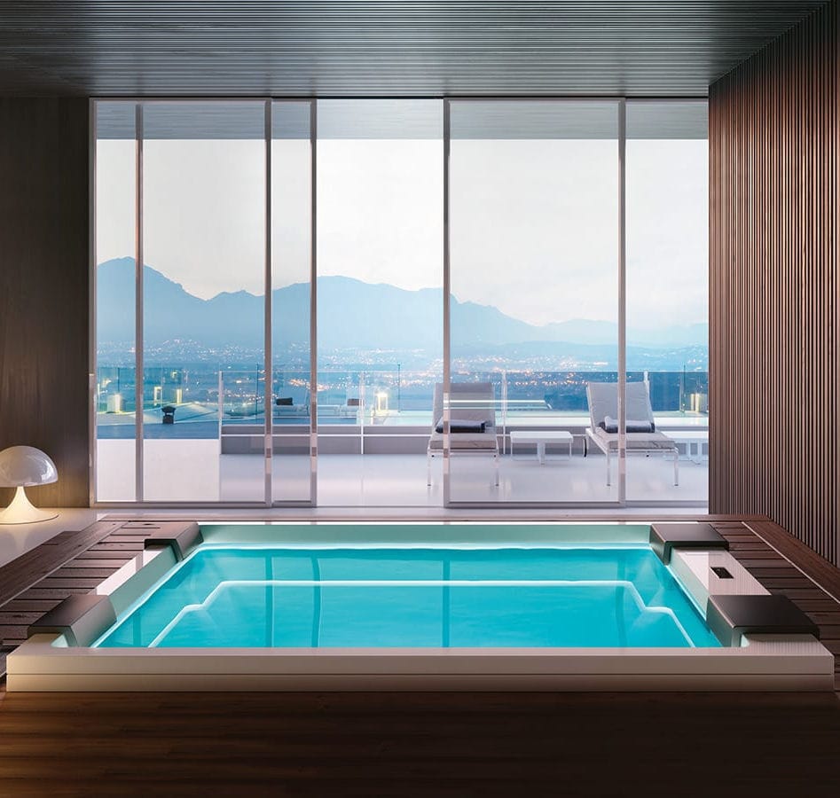 Spa empotrable - MUSE - GRUPPO TREESSE - rectangular / para 8 personas ...