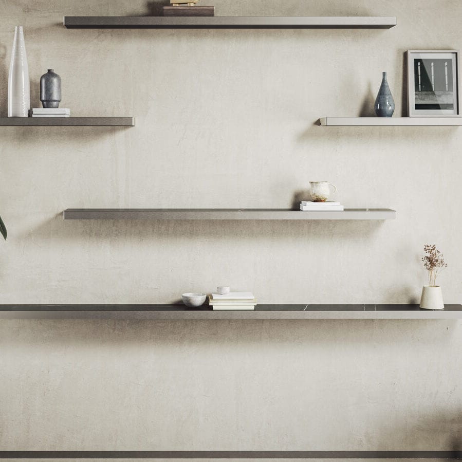 Estantería de pared - Orizzonte - LINVISIBILE - contemporánea / de ...