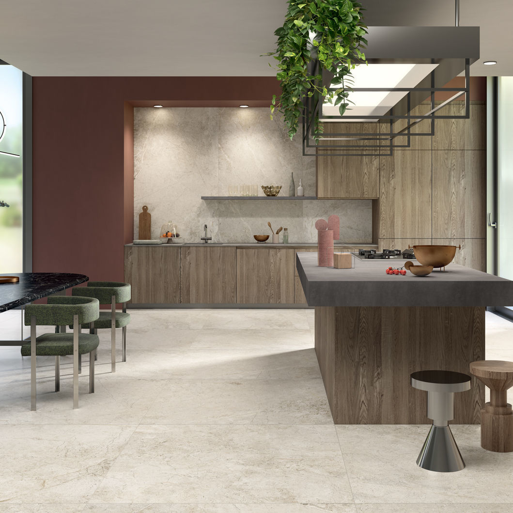 Baldosa de interior - SLIMTECH ANTHOLOGY : WHITE - LEA CERAMICHE - para cocina / de pared / para ...