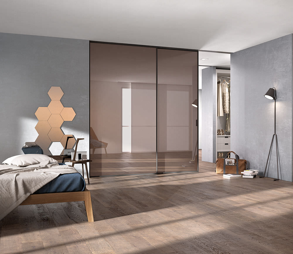 Puerta para vestidor de interior - DELINEO PROFILO METALLIZZATO VULCNAO ...