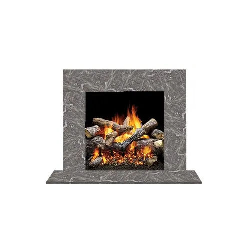 Revestimiento de chimenea contemporáneo - Blue Tundra - HEAT & GLO ...