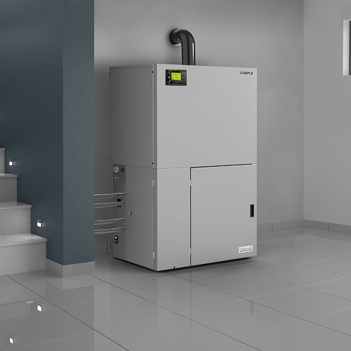 Caldera de pellets - COMPLE - UNICAL AG S.p.A. - para solo calefacción ...
