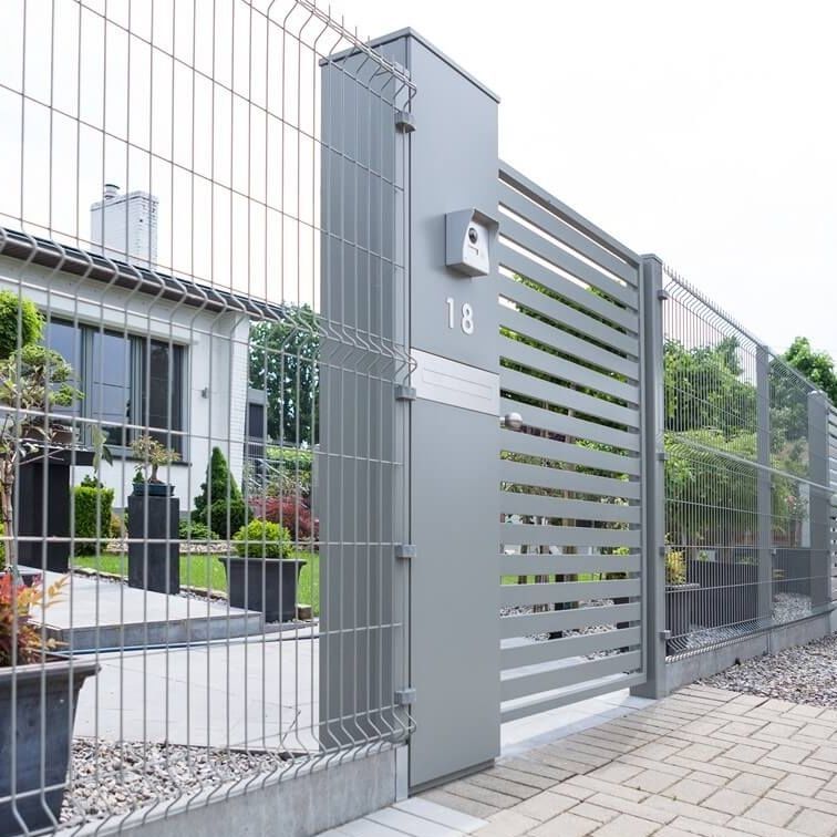 Pilar para valla de acero galvanizado - MultiBox - WISNIOWSKI