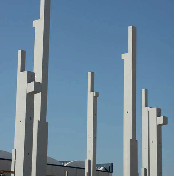 Poste de hormigón armado - PRETERSA PRENAVISA - prefabricado / macizo ...