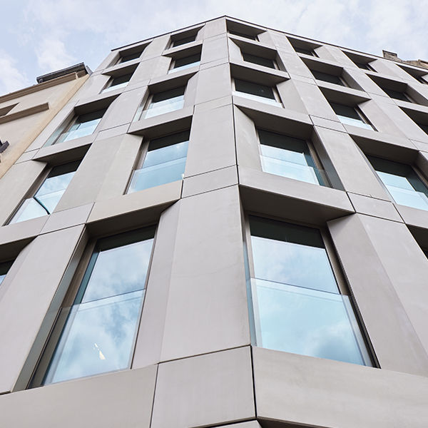 Revestimiento de fachada de paneles - FCLAD® - Fehr - de hormigón ...