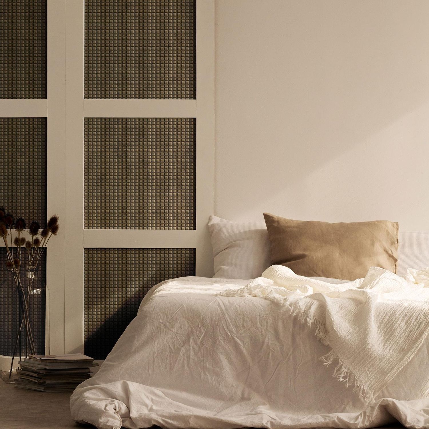 Panel decorativo de pared - FL SQUARE 2 VELVET Mocha - SIBU DESIGN - para interiores / de ...