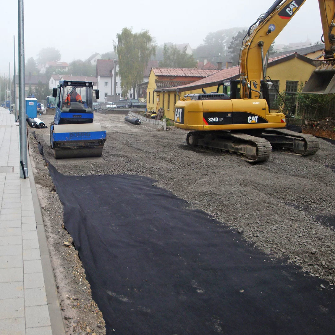 Geotextil no tejido - Basetrac® - Huesker - de polipropileno / para ...