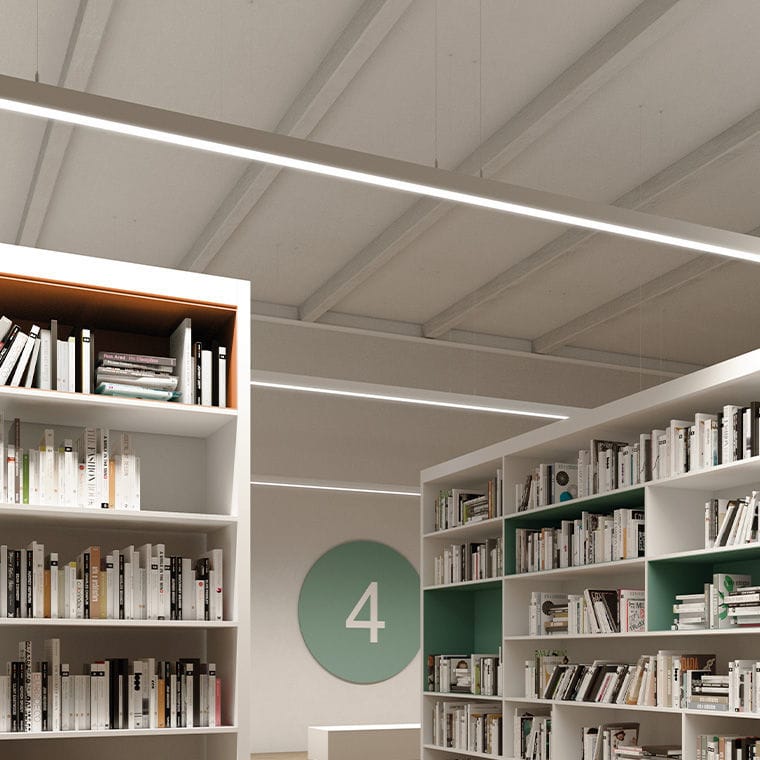 Luminaria suspendida - TEK - Novalux s.r.l. - LED / de altura / IP40