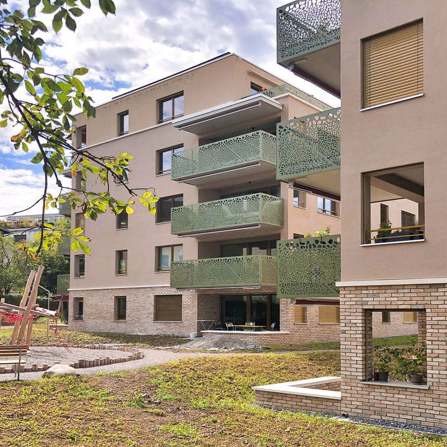 Barandilla de HPL - CELLON - MFH Döltschiweg Zürich - Bruag Design ...