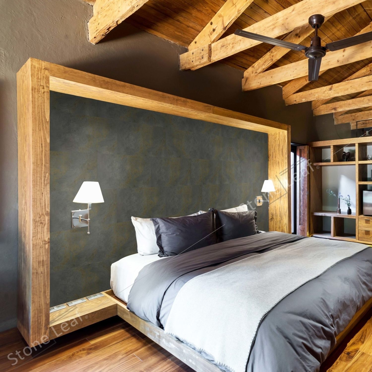 Panel decorativo de fibra de vidrio - MONTRÉAL - StoneLeaf - de piedra natural / de resina ...