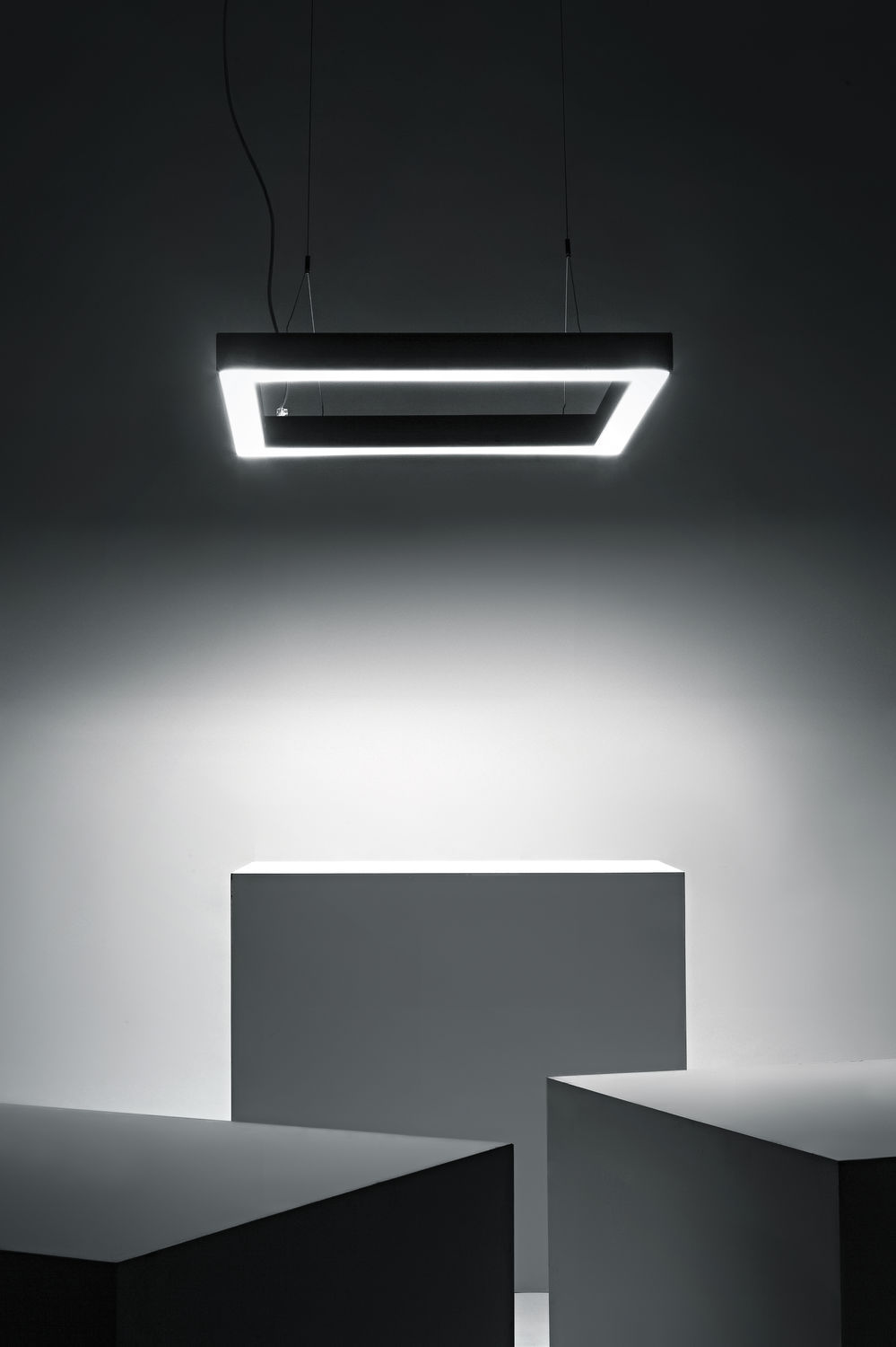 Luminaria suspendida - DINAMICA Q - PLEXIFORM - LED / cuadrada ...