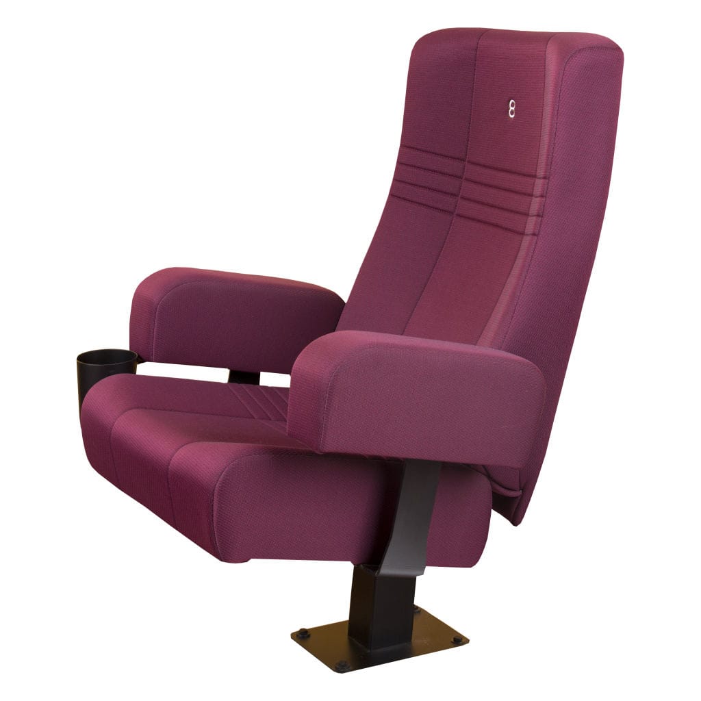 Butaca de cine de tejido - ORION - KINOEXPORT s.r.o. - para el sector ...
