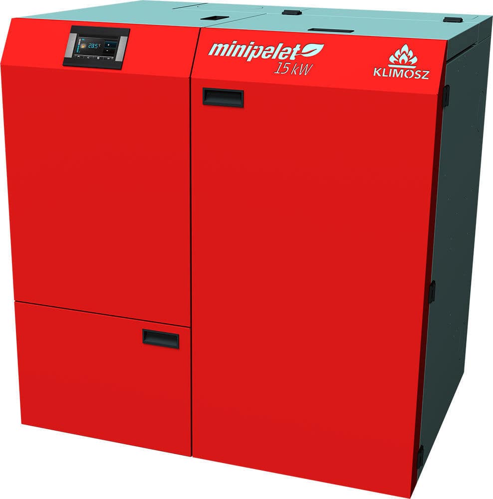 Caldera de pellets - KLIMOSZ MINIPELET - Klimosz - con calentador de ...