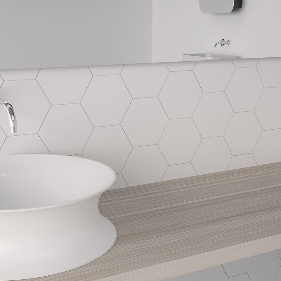 Baldosa de baño - MINI HEXA/MINI HEXA BEVEL/MINI HEXA CANALE - WOW ...