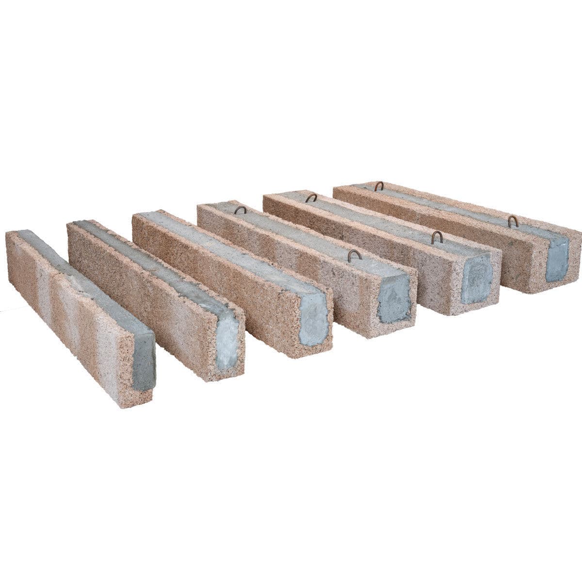 Dintel de hormigón - Lin series - ISOHEMP - de hormigón armado / de ...