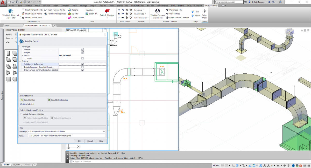 Programa de CAD - DUCTDESIGNER - TRIMBLE MEP FRANCE - de diseño / de ...