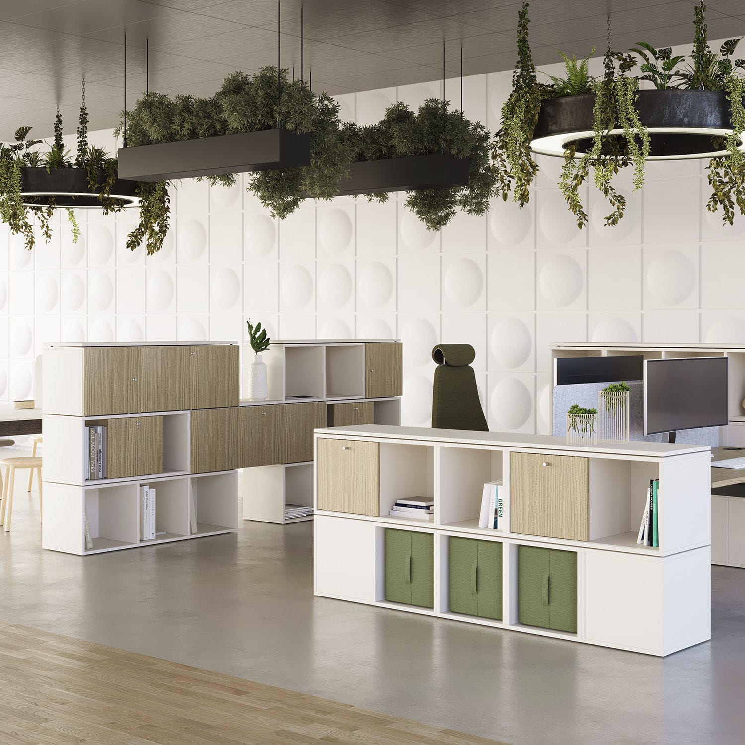 Biblioteca modular - OXO - Nowy Styl - contemporánea / para el sector ...