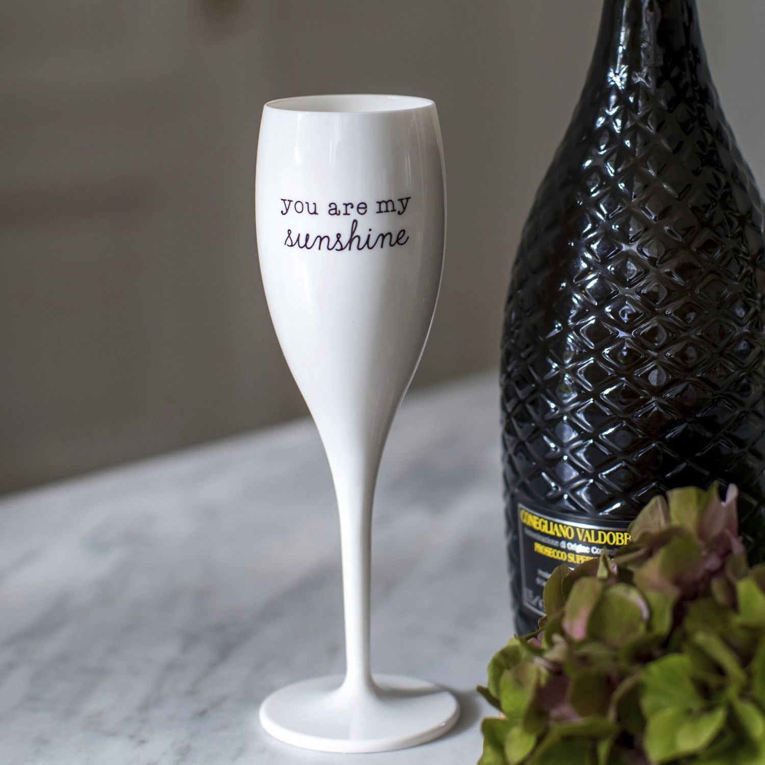 Copa de cava de plástico reciclado - CHEERS No. 1 SUNSHINE - Koziol ...