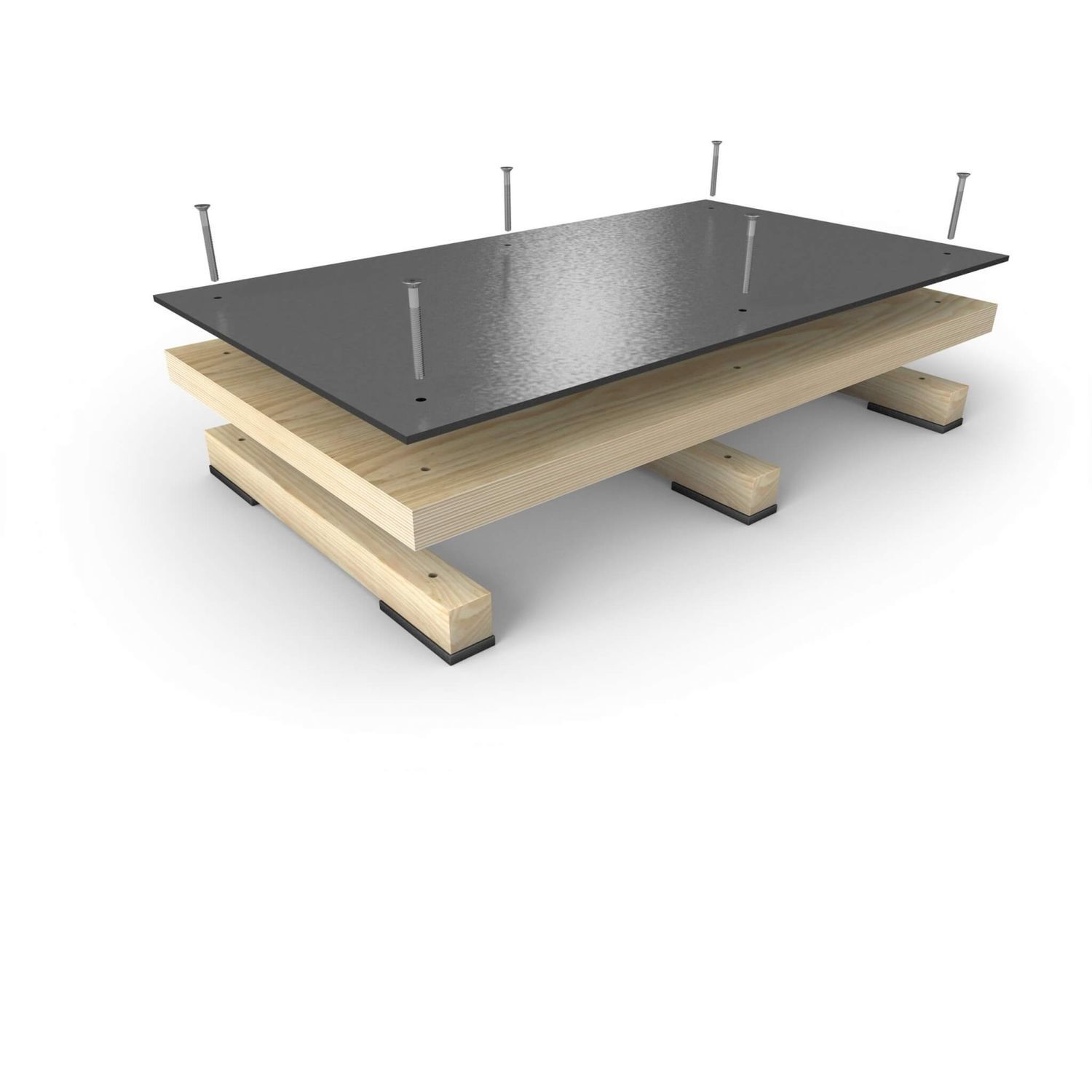 Tarima de escenario clavada - ROCKSURE - HARLEQUIN - de vinilo / ignífuga