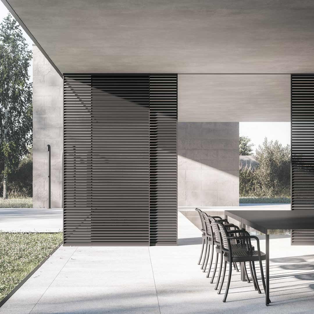 Panel de ocultación de láminas - LEVANTE - adielle srl - de aluminio ...