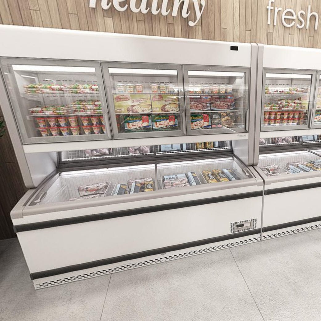 Congelador profesional - SMR SLB - Fricon - arcón / blanco / negro