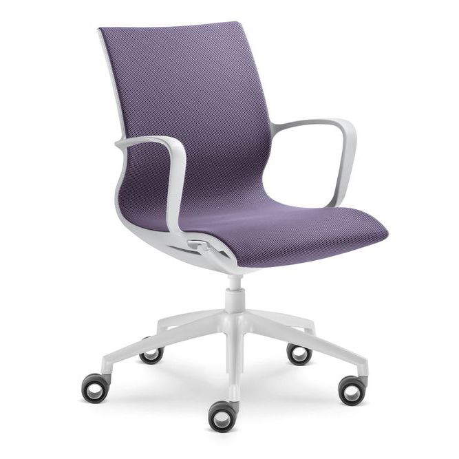 Silla de oficina contemporánea - EVERYDAY - LD Seating s.r.o. - de tejido / con base de aluminio ...