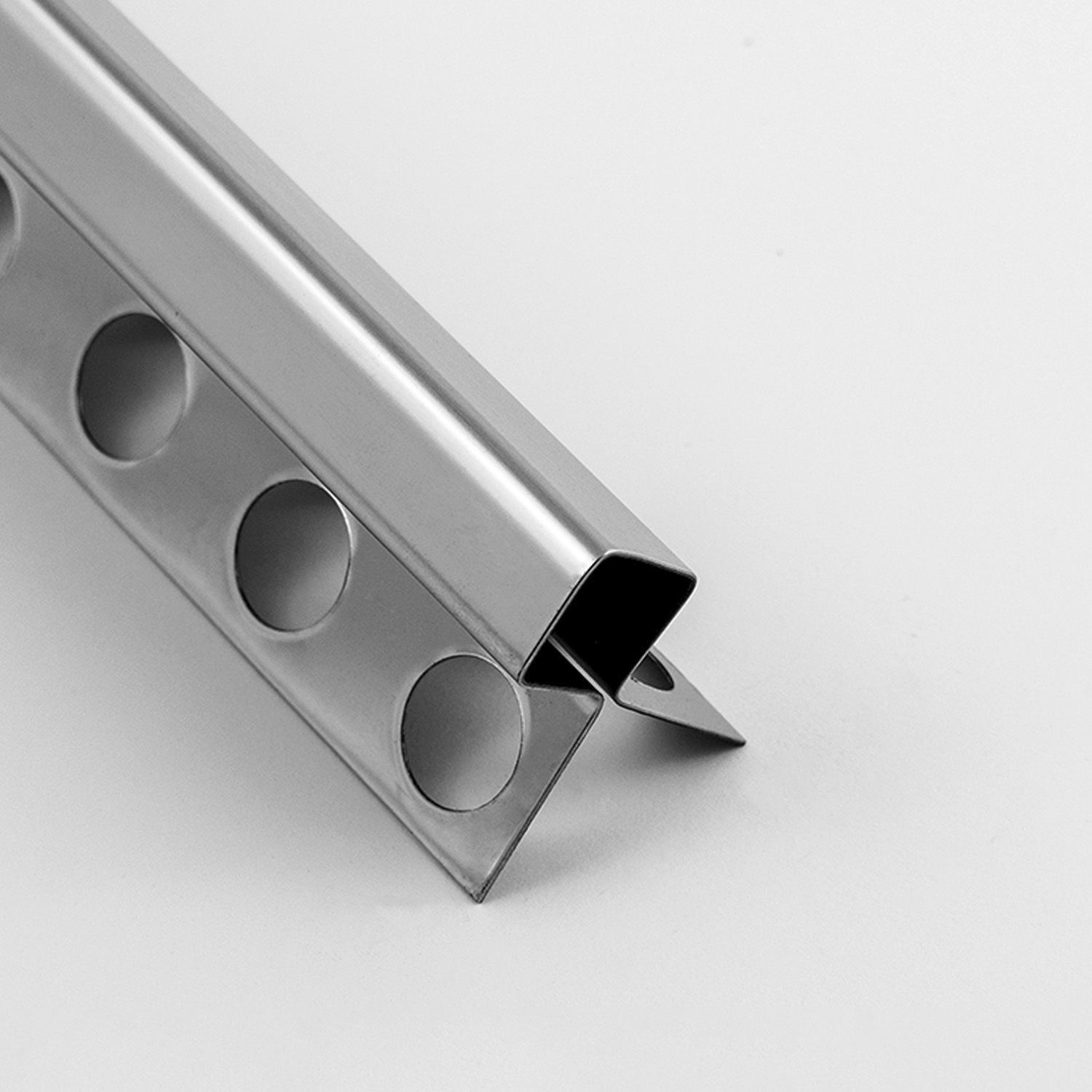 Perfil de acabado de acero inoxidable - ALFA 12X12 - ALUMACER® - para ...