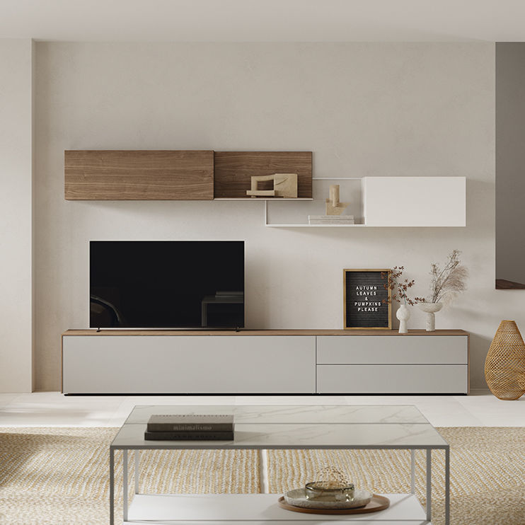 Estantería de pared - Step - Mobenia - contemporánea / de MDF lacado / de melamina