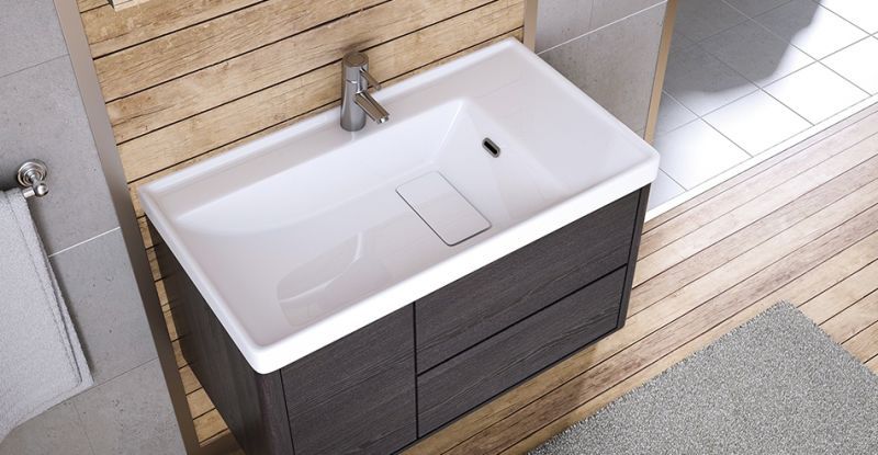 Lavabo encastrable - QUATTRO: 8100/8080/8060 - Lapino Ceramic - de cerámica / con encimera ...