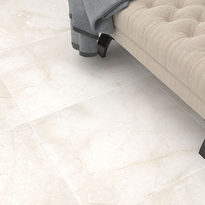 Baldosa de interior - CREMA NUOVA : 83 - Ionic Stone - de suelo / de mármol / de color liso