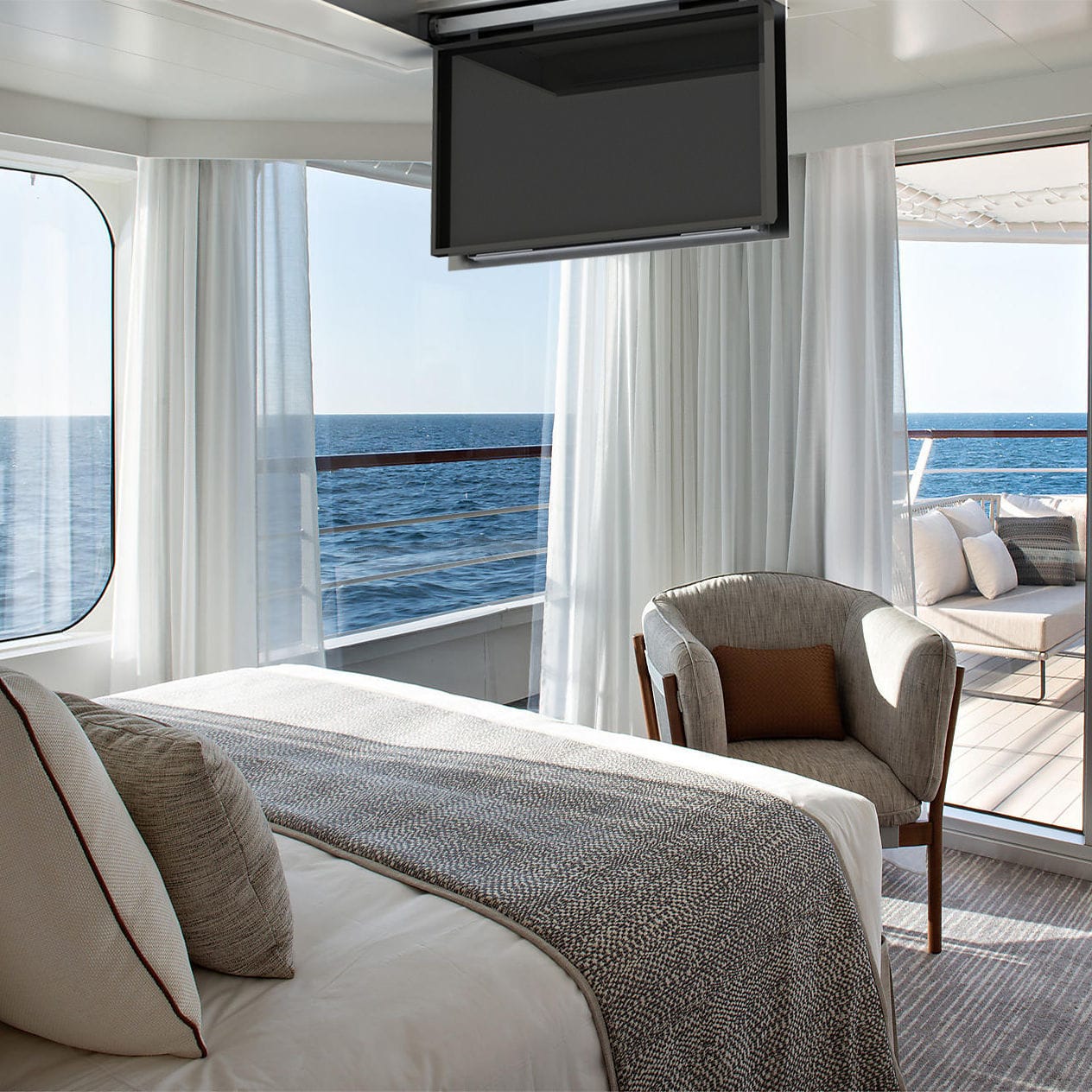 Soporte para TV de techo contemporáneo - BS - Sea & Symphony srl ...