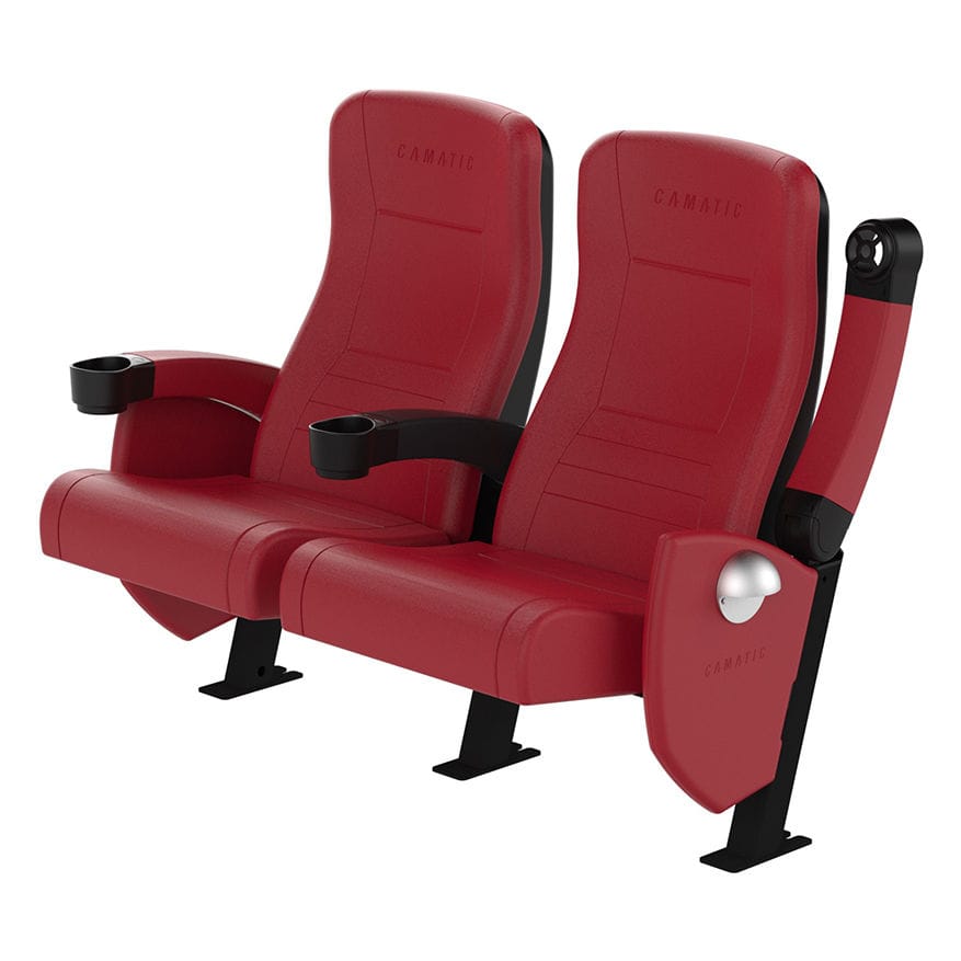 Butaca de cine de tejido - ACTIVA FIXED - Camatic Seating - de cuero / para el sector ...