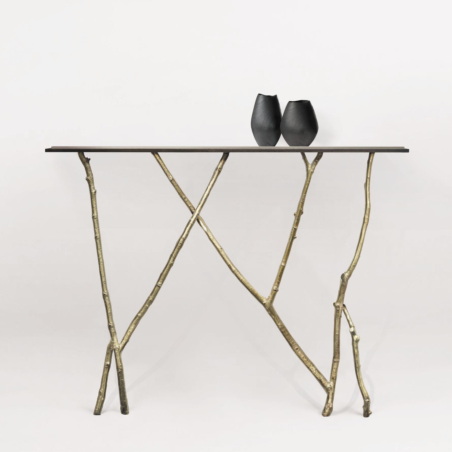 Consola contemporánea - BRANCHE - Mobilier De Style - de bronce / de ...