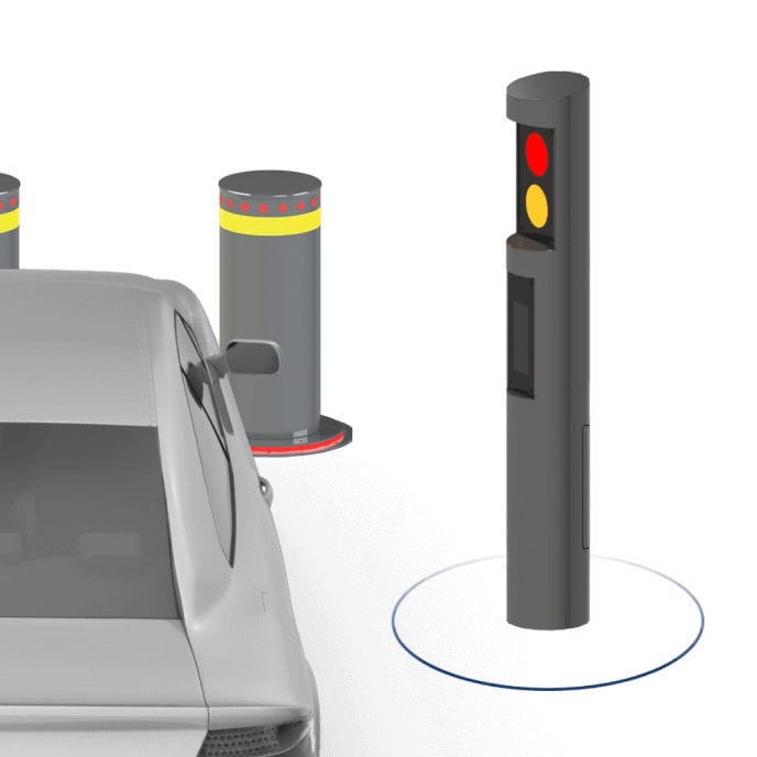 Tótem de control - CITILIGHT - CITINNOV - para bolardo retráctil / para ...