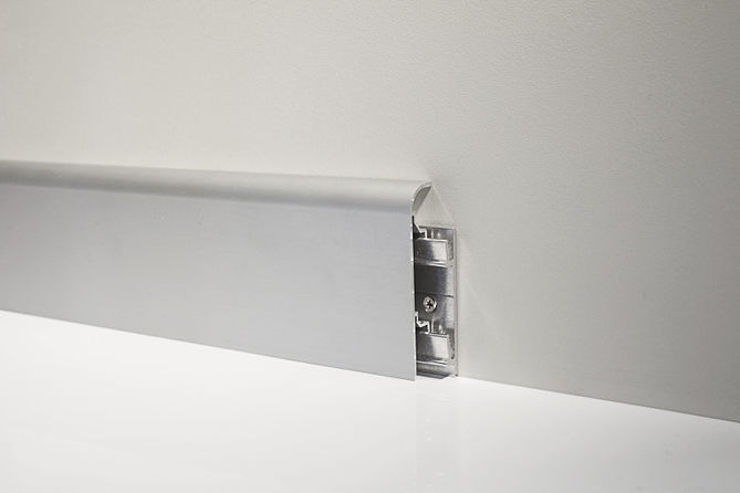 Zócalo de aluminio - METAL LINE 97/7 - PROFILPAS - para cables eléctricos