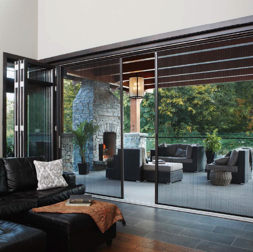 Mosquitera plegable - DISTINCTION™ - Phantom Screens - para puerta