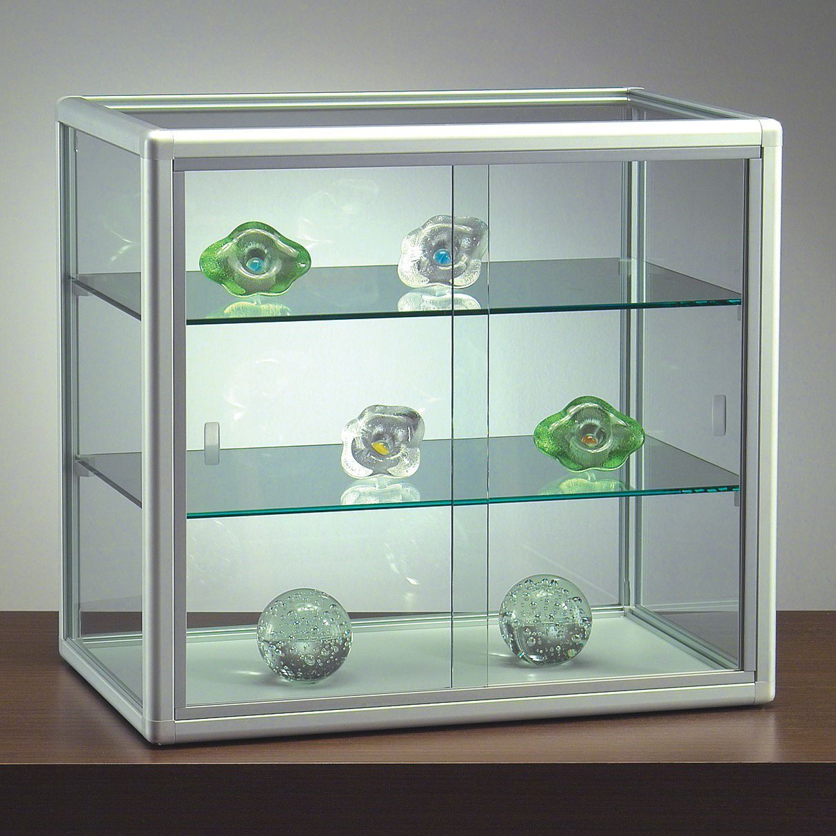 Vitrina contemporánea - MA65 - Castellani.it srl - con pies / de vidrio ...