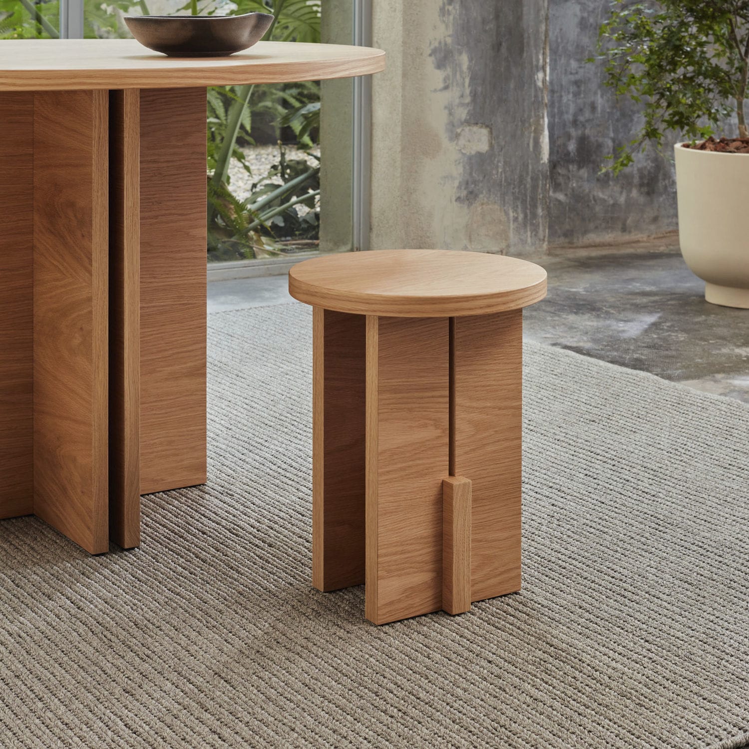 Taburete contemporáneo - BARDI - Hobby Flower - de roble / de fresno ...