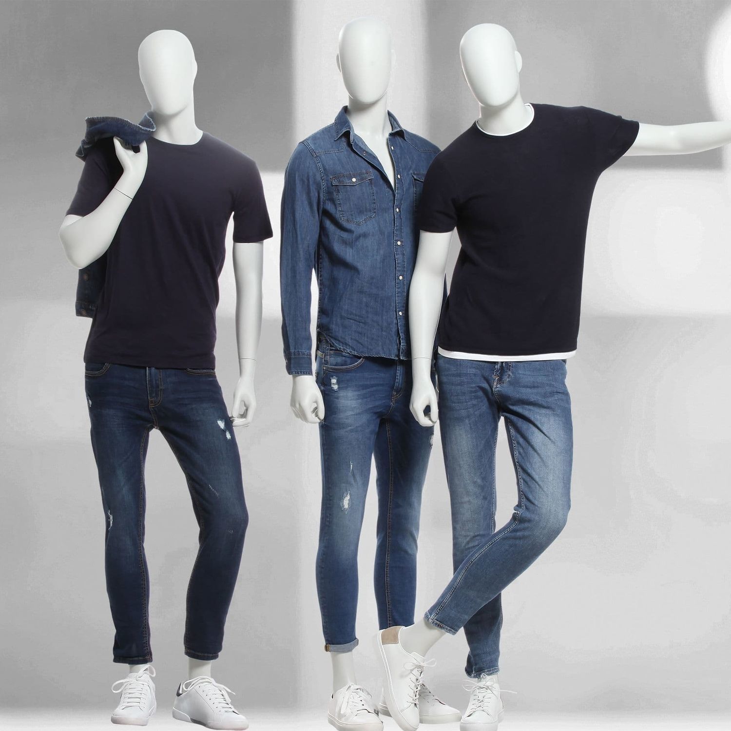 Maniquí hombre - 117 BOYS BAND - WINDOW FRANCE - abstracto / sedente ...