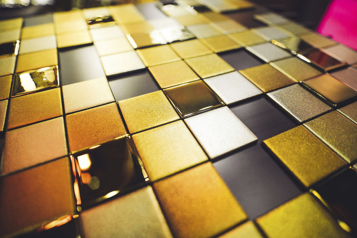 Panel decorativo de pared - TETRIS PANEL - PlusObject - de vidrio ...