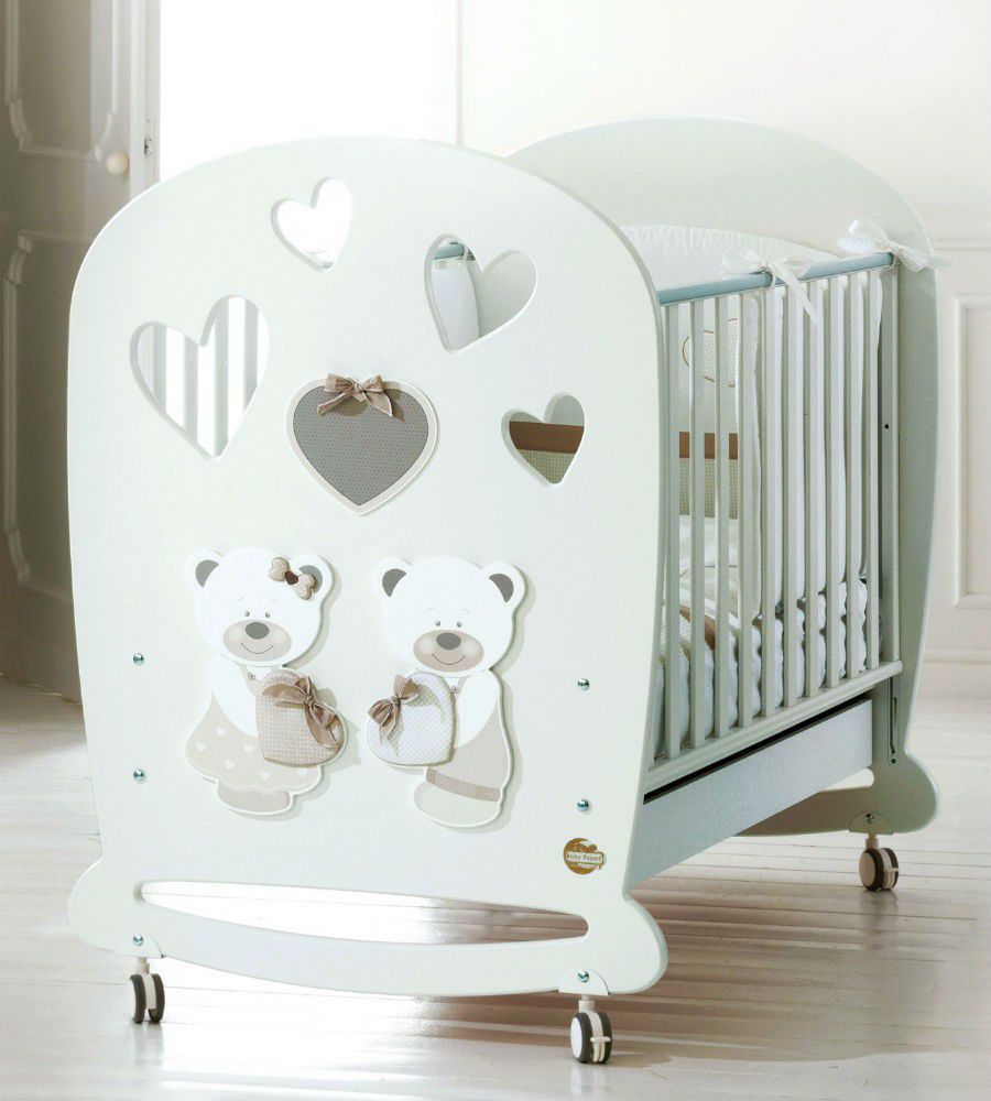 Cama para bebé contemporánea - BON BON - Baby Expert - con ruedas / de ...