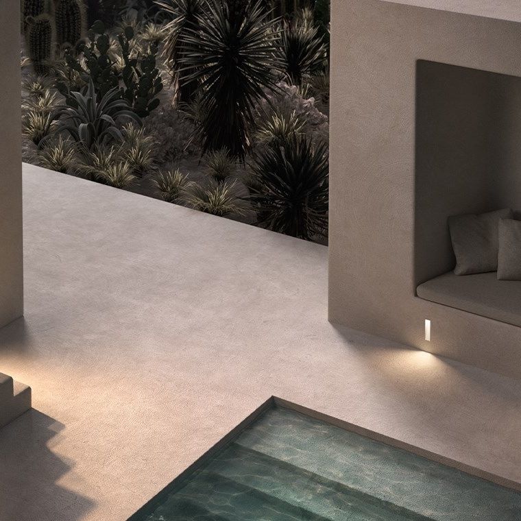 Luminaria empotrable - CAVE SMALL 1301A - 9010 novantadieci - LED / rectangular / IP65