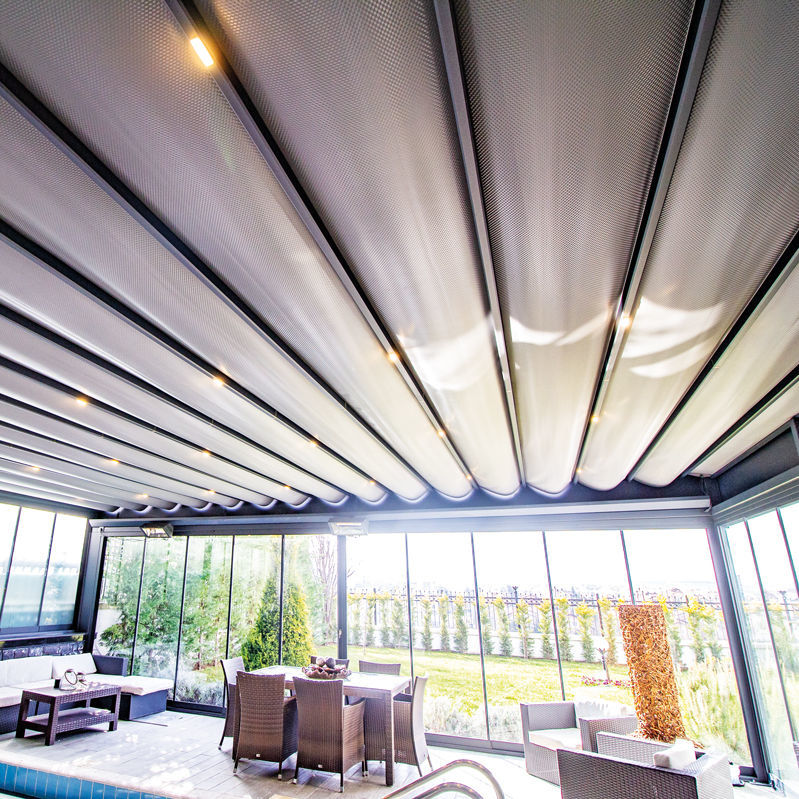 Pérgola autoportante - RUBY PLUS - BYART GROUP - adosada / de aluminio ...