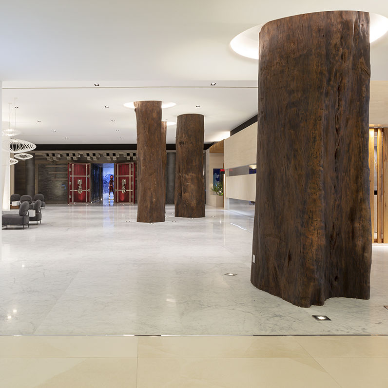Columna de madera - TRUNKS - Greenarea - en bruto / decorativa