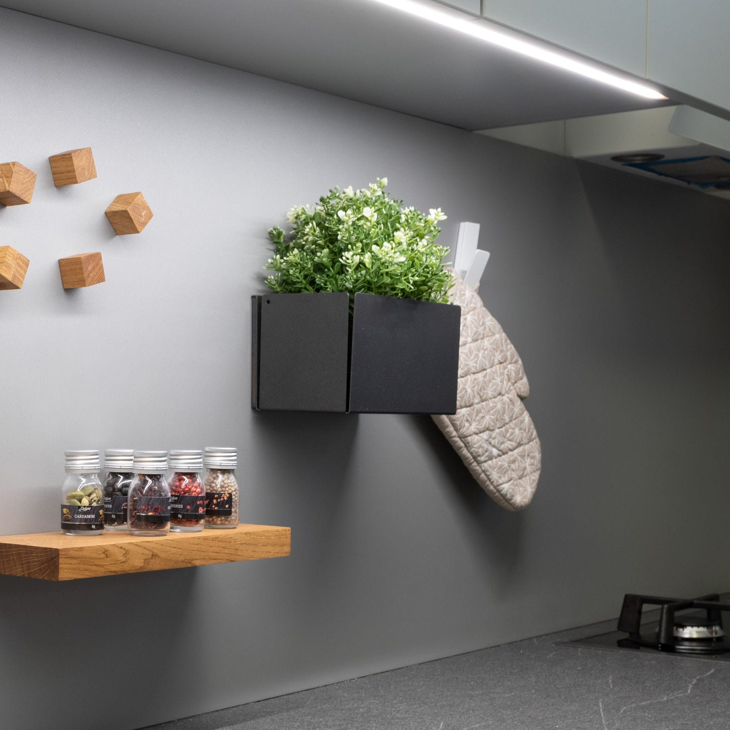 Maceta de jardín de acero con revestimiento en polvo - BIG • basic - 3S design - de pared ...